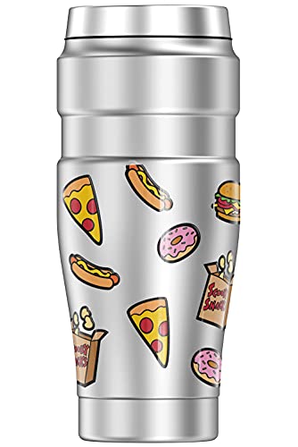 THERMOS Scooby-Doo Scooby And Shaggy Snacks STAINLESS KING Stainless Steel Travel Tumbler, Vacuum insulated & Double Wall, 16oz