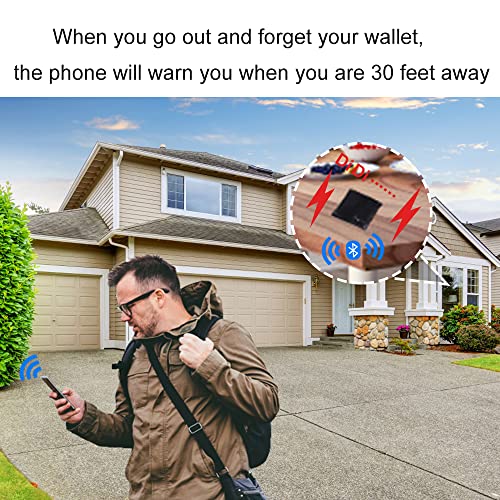 SMART CC Anti-Lost Wallet for Men,Mens Wallet with GPS Position Locator & Finder Tracker