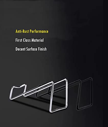 FrontierDecoration Frontier Simple Chrome Steel Wine Bottle Holder Tabletop Wine Rack