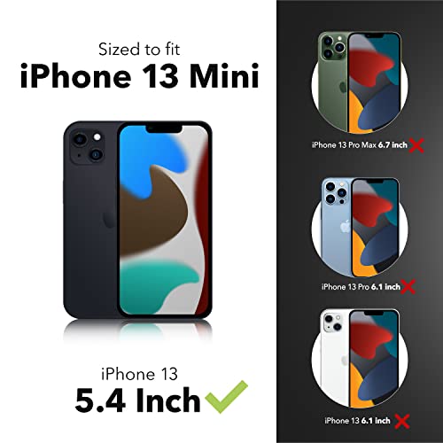 ZAGG InvisibleShield Glass+ Screen Protector β High-Definition Tempered Glass Made for Apple iPhone 13 mini β Impact & Scratch Protection, Easy to Install