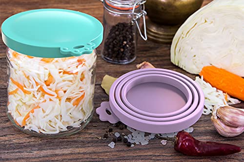 WANBAO 6 Pcs Food Can Lids Pet Can Covers for All Standard Size Dog and Cat Food Can Lids