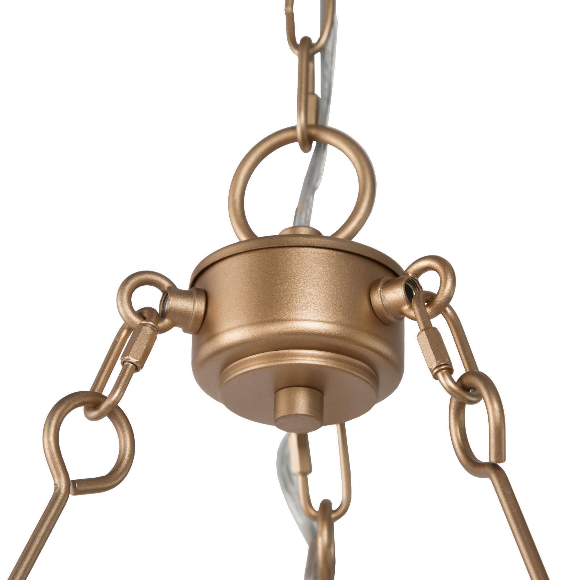 Uolfin Wagon Wheel Chandelier Gold, Modern Large 26.5β Dining Room Chandelier Light Fixture with 6 White Candlesticks for Kitchen, Living Room and Bedroom