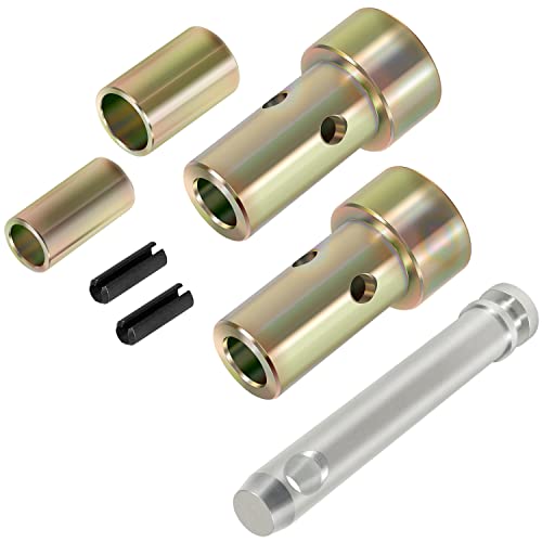 S07070200 Top Link Pin & TK95029 Quick Hitch Bushing Kit Heavy Duty Steel for Category I 3-Point Hitch Tractors