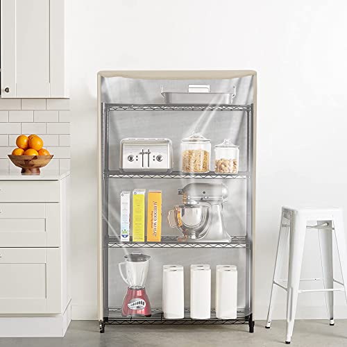 MOLLYAIR Shelf Cover - Oxford Cloth Fabric with Waterproof and Water-Resistant Coating,36x18x72 inch