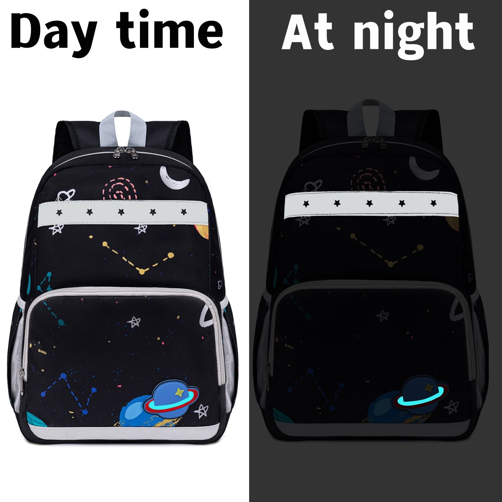 LOIDOU Kids Backpack Boys Elementary Kindergarten Preschool School Bag Bookbag 16 InchSpace Backpacks for Kids 4+