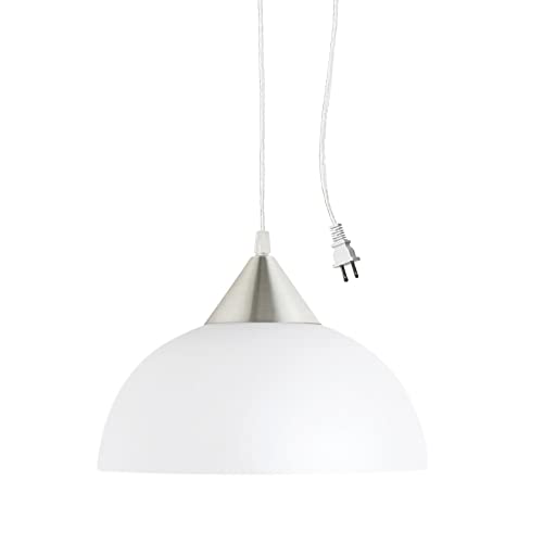 Globe Electric Amaris 18.5 in. H X 11.83 in. W X 11 in. L Brushed Nickel Ceiling Light - Case of: 1
