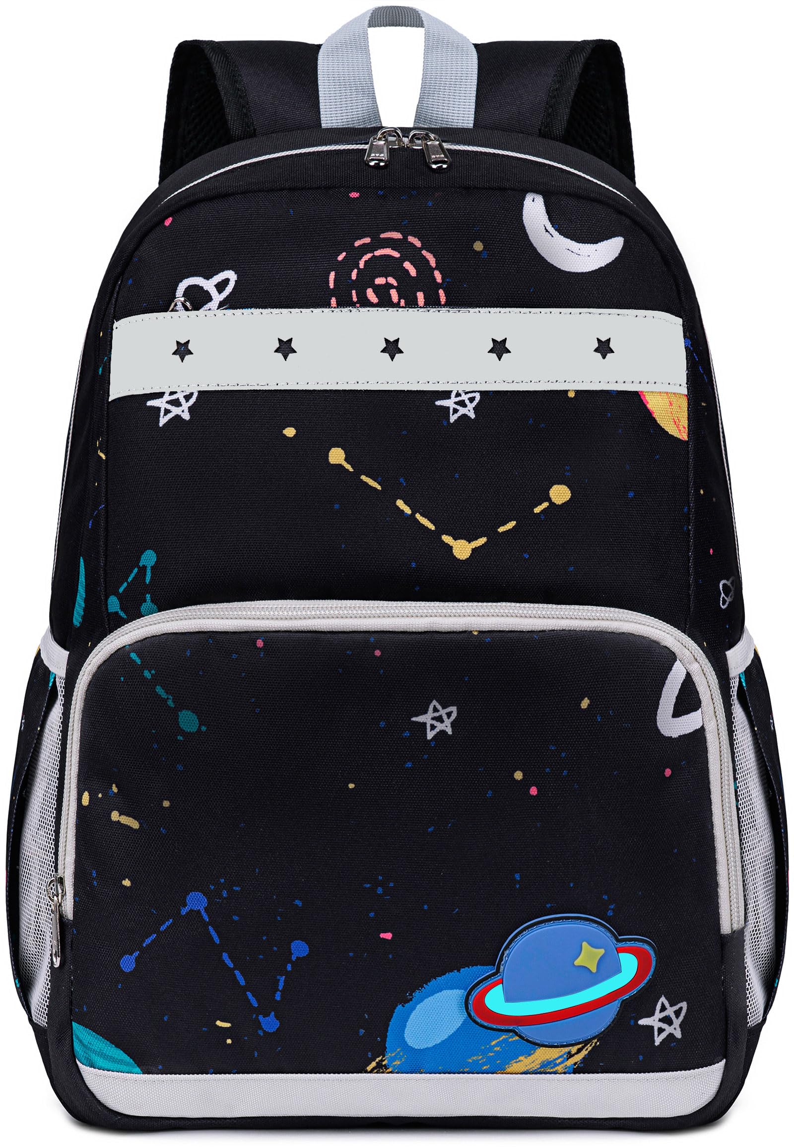 LOIDOU Kids Backpack Boys Elementary Kindergarten Preschool School Bag Bookbag 16 InchSpace Backpacks for Kids 4+