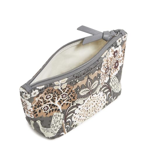 Vera Bradley Every Day Small Pouch Makeup Organizer Bag, Enchantment Neutral