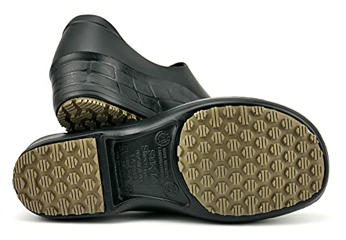 Sticky Nursing Shoes for Women - Professional Waterproof Non-Slip - Hospital Icons (Dentistry - Black, Numeric_8)