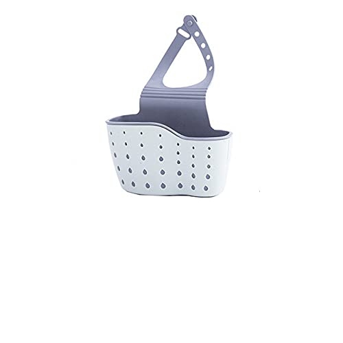 1Pcs Kitchen Accessories Utensils Organizer Adjustable Snap Sink Soap Sponge Holder Kitchen Hanging Drain Basket Kitchen Gadgets (green)