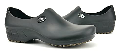 Sticky Nursing Shoes for Women - Professional Waterproof Non-Slip - Hospital Icons (Dentistry - Black, Numeric_8)