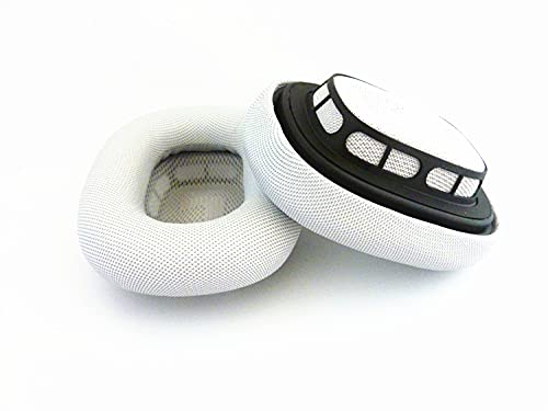 JEUOCOU Compatible for AirPods Max Earpads, Replacement Ear Pads Cushions Cover Repair Parts for AirPods Max Wireless Headphones with Magnet (Silver)
