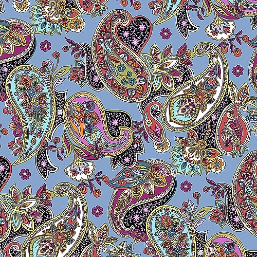 Vera Bradley Women's Cotton Trapeze Cosmetic Makeup Organizer Bag, Provence Paisley, One Size