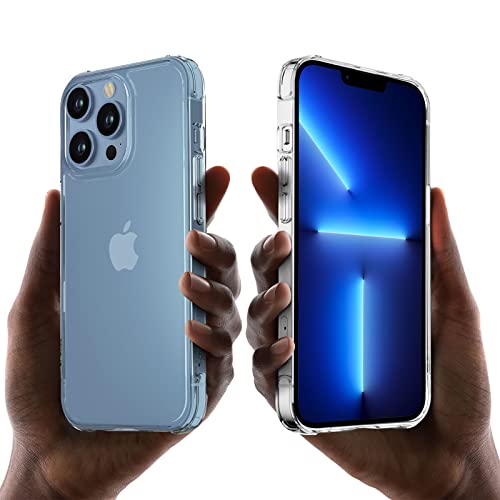 Mkeke Crystal Clear for iPhone 13 Pro Max Case [Not-Yellowing] 6.7 inch 2022, Clear