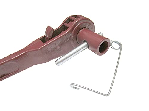 Truck Winch Bar 15" Ratchet Handle, Easy Load Securement, for Flat Bed Trailer 4" Winch Box