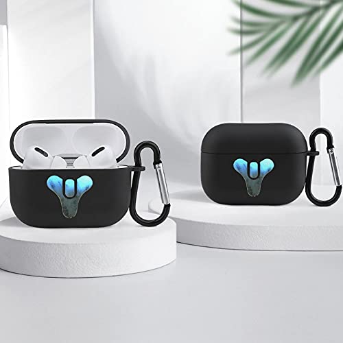 Video Gmae Compatible with AirPods Pro Case Cover Full Protective Shockproof Keychain Headphone Skin Accessories for Men Women Wireless Charging