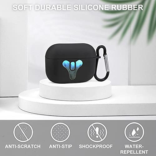 Video Gmae Compatible with AirPods Pro Case Cover Full Protective Shockproof Keychain Headphone Skin Accessories for Men Women Wireless Charging