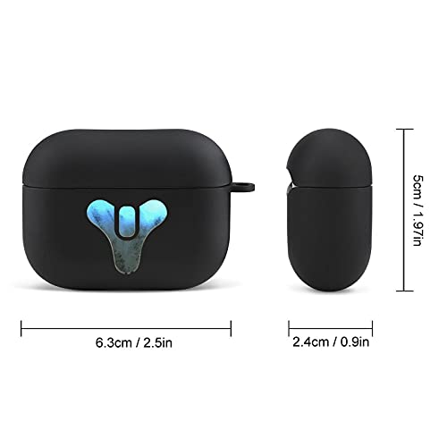 Video Gmae Compatible with AirPods Pro Case Cover Full Protective Shockproof Keychain Headphone Skin Accessories for Men Women Wireless Charging