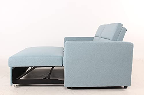 GURLLEU SF6002-LIGHT Sofabed, Light Blue