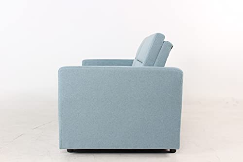 GURLLEU SF6002-LIGHT Sofabed, Light Blue