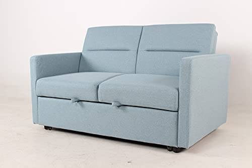 GURLLEU SF6002-LIGHT Sofabed, Light Blue