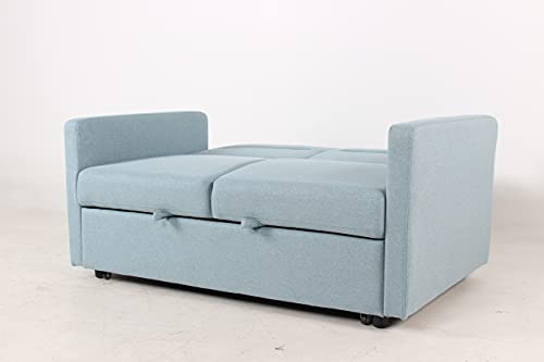 GURLLEU SF6002-LIGHT Sofabed, Light Blue