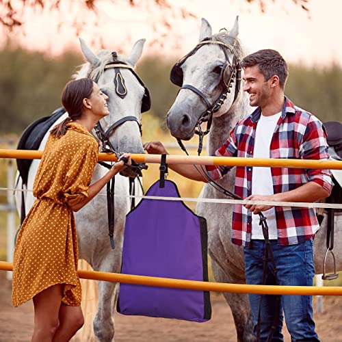 yashchykov Premium Durable Horse Slow Feed Hay Bag with Metal Snap Fastener and Heavy Adjustable Strap -