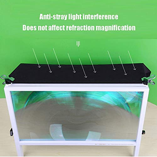 Laptop Screen Magnifier Protector Holder, Foldable Computer Laptop Phone Holder Stand Physical Magnifying Glass, Phone Screen Magnifiers Holder with Adjustable Angle Design ,B