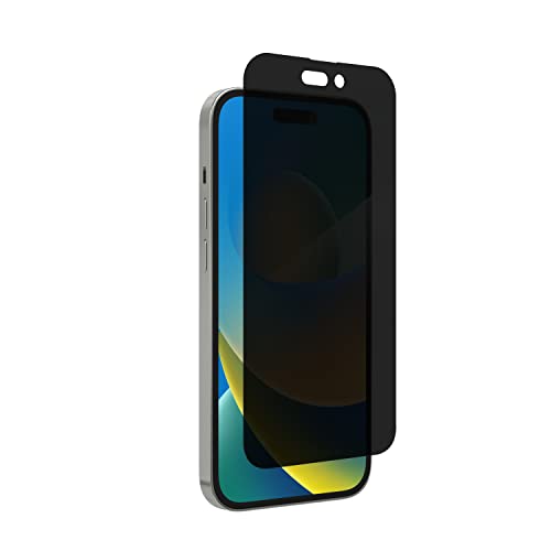 ZAGG InvisibleShield Glass Elite Privacy 360 Screen Protector for Apple iPhone 14/ 13/ 13 Pro - Four-Way Privacy Filter, 5X Tougher, Anti-Fingerprint Technology, Easy to Install
