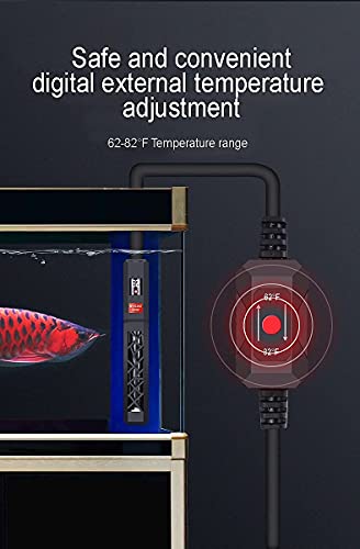 SOUTH SHORE RETAIL, LLC 300 Watt Digital Aquarium Heater for Fish Tank - Fits 10-125 Gallon Tanks - Most Affordable Digital 300 Watt Heater on Amazon!