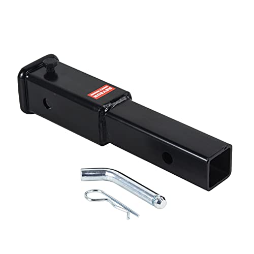 REYSUN Receiver Tube 864336 Trailer Hitch Extender 8-1/2 inch Extension, Fits 2 inch Hitch Receiver, 3,500lbs G.T.W, Hitch Pin and Clip Included…