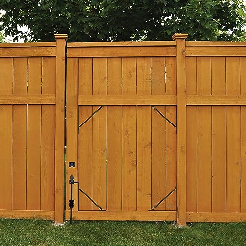 Anti Sag Gate Kit with Gate Hinges Heavy Duty for Wooden Fences-No Sag Gate Corner Brace Bracket for Doors, Corral Gates, Wood Windows (2 Set of Anti Sag Gate Kit and Cane Bolt)