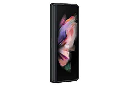 Samsung Electronics Galaxy Z Fold 3 Phone Case, Silicone Protective Cover, Heavy Duty, Shockproof Smartphone Protector, US Version, Black,EF-PF926TBEGUS