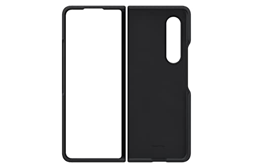 Samsung Electronics Galaxy Z Fold 3 Phone Case, Silicone Protective Cover, Heavy Duty, Shockproof Smartphone Protector, US Version, Black,EF-PF926TBEGUS