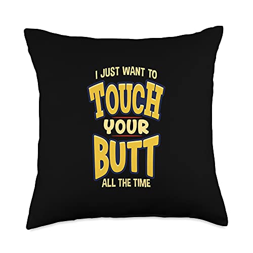I love My Girlfriend Gifts Best Girlfriend Anniversary from Boyfriend to Her Cute New Throw Pillow, 18x18, Multicolor