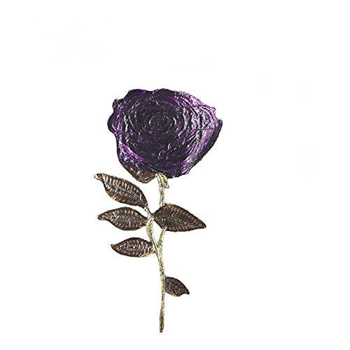 Sequin Big Eye Rose English Letter Embroidery Appliques Ironing Sewing Patches DIY Clothing Decoration 5 Pcs