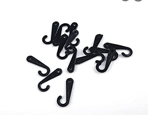 NAHANCO Plastic J-Hooks for Sock Displays, White - 1000/Carton