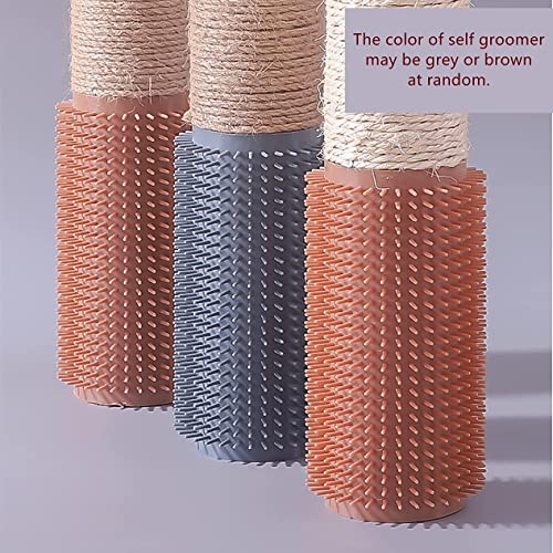 SHENGOCASE 2-Pack Cat Scratching Post for Crate Cage, Cage Mounted Scratching Post with Self Groomer and Massager, Cage Scratcher Pole, Cat Cage Kennel Crate Playpen Accessories Toys