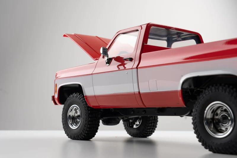 FMS K10 1/18 RC Crawler 4WD Brushed RTR RC Cars Official Licensed Model Toy Hobby, RC Crawler, Remote Control Car for Adults with RC Transmitter, Battery & Car Battery Charger (HELIDIRECT)
