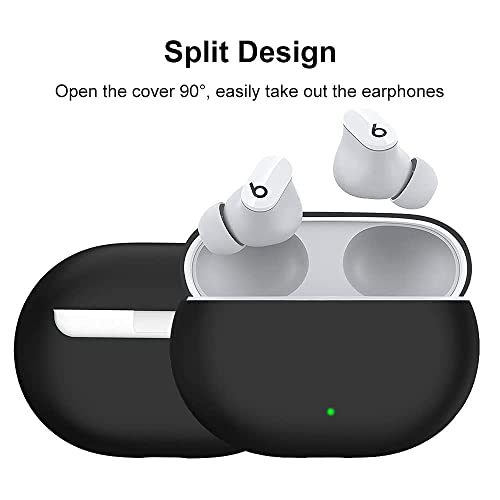 Beats Studio Buds Case,Full Protective Silicone Skin Cover with Keychain for Beats Studio Buds Multicolor