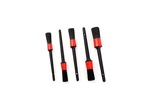 Coltree -7 Pcs Car Detailing Brush Set,Air Conditioner Brushfor Cleaning Wheels,Dashboard,Interior,Exterior,Leather, Air Vents, Emblems