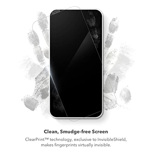 ZAGG InvisibleShield Glass Elite Screen Protector for Apple iPhone 14/ 13/ 13 Pro - 5X Shatter Protection, Anti-Fingerprint Technology, Easy to Install