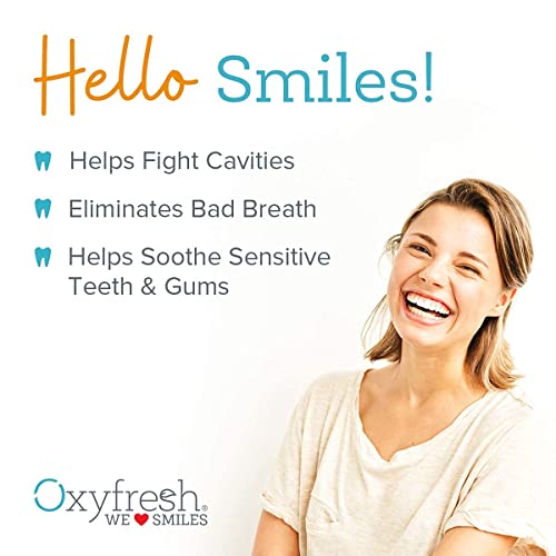 Oxyfresh Premium Cavity Protection Fluoride Mouthwash 16 oz. + Fluoride Fresh Mint Toothpaste 5 oz. | Perfect Pair for Anticavity Routine | Alcohol Free | Dye Free |