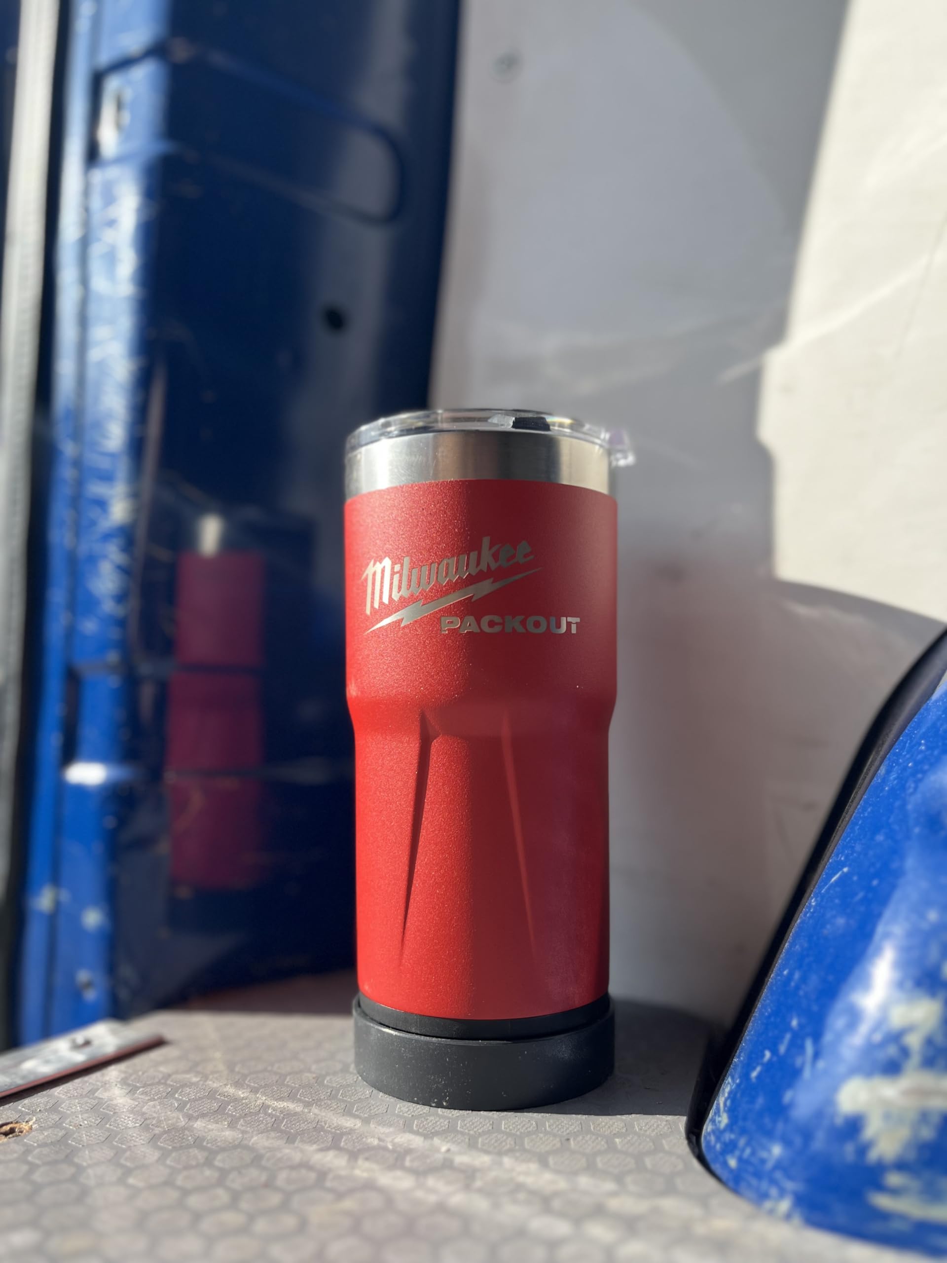 StealthMounts Mount for Packout Tumbler | Compatible with 20oz & 30oz Milwaukee Tumblers | 1 Black Cup Holder Included | Made in the UK