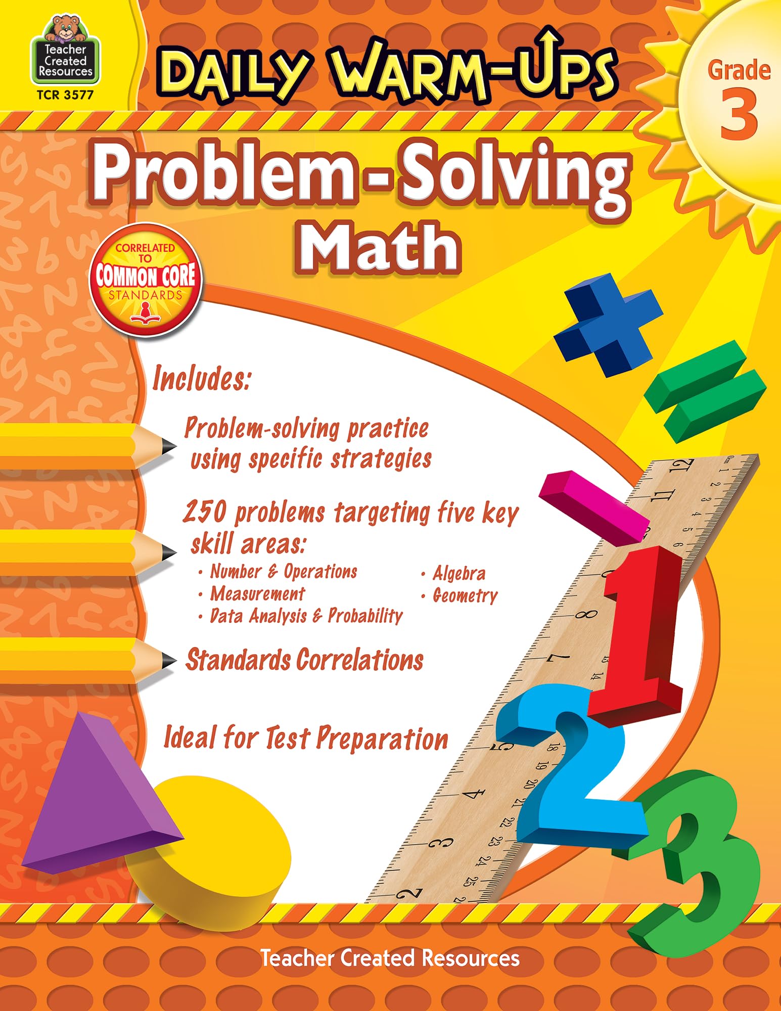 Daily Warm Ups: Word Problems - Book - Grade 3