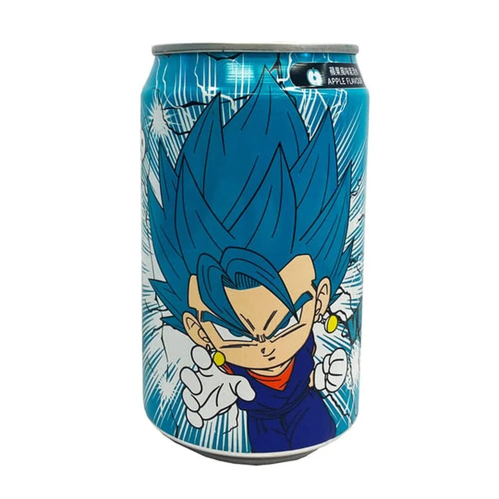Ocean Bomb Dragon Ball Z Anime Soda Vegito Apple Flavor Soft Sparkling Water Beverages Drink Mixer - 11.15oz (Pack of 5)