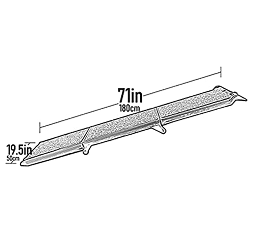Pet Gear Tri-Fold Portable Pet Ramp for Dogs and Cats, 71" Long, Extra Wide, Holds up to 200lbs, Patented Design, Compact/Easy Fold with Safety Tether, Available in 2 Models