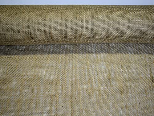 USA Fabric Store Burlap Natural Jute Fabric 10 Oz 72" Wide by The Yard Premium Vintage Upholstery