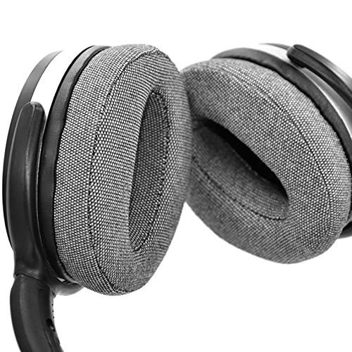 defean Replacement Gray Fabric HD4.50BT, HD4.50BTNC, HD4.40BT Memory Ear Pads Cushion Compatible with Sennheiser HD 4.50BT, HD 4.50BTNC, HD 4.40BT Bluetooth Headphones (All Fabric)