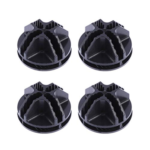 ifundom Plastic Connectors 40 Pcs Black Plastic Connectors for Wire Cube Plastic Storage Modular Metal Grid Panel Shelving Units and Closet Organizer
